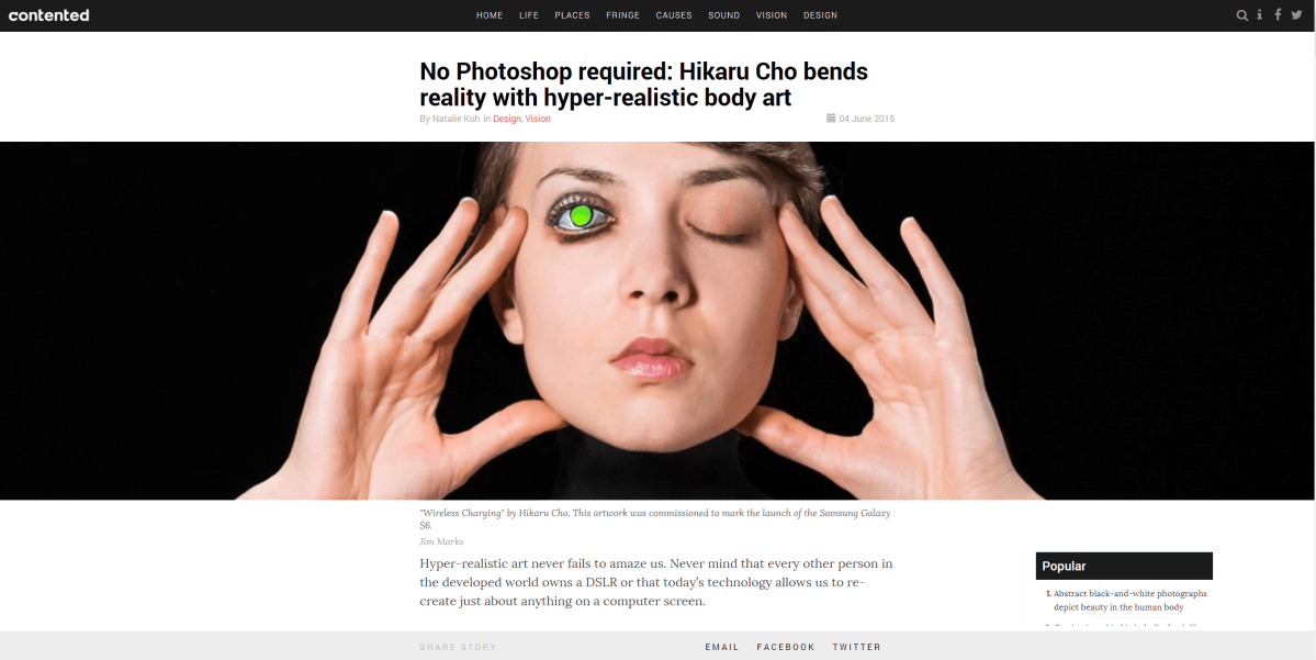 Interview with hyper-realistic artist Hikaru Cho – Natalie Koh